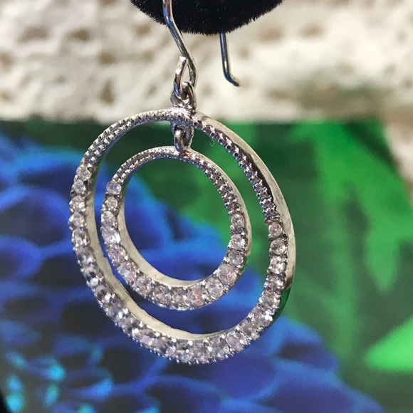 .925 Sterling Silver | Jewelry | 925 Sterling Silver Round Cz Diamond ...